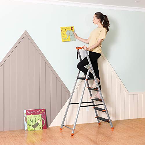 SONGMICS Scaletta a 5 Gradini in Alluminio | SONGMICS HOME